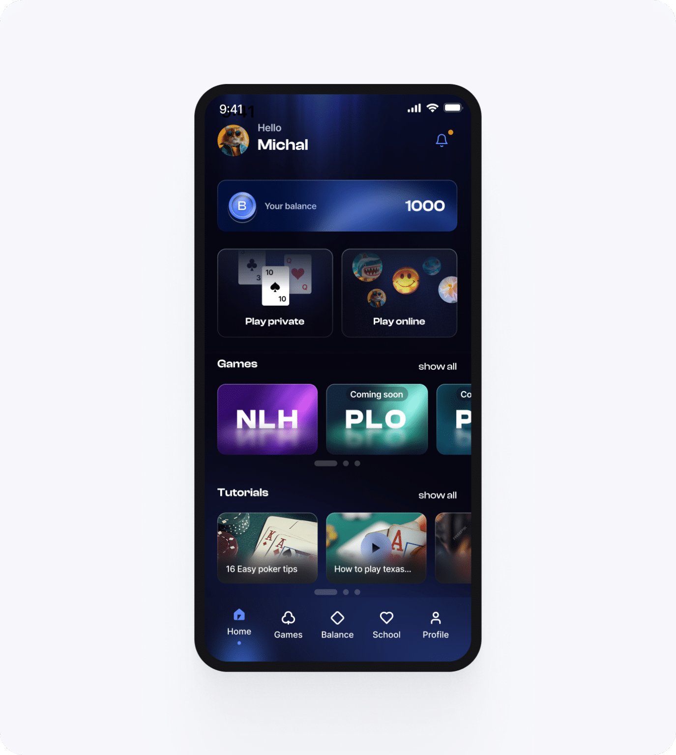 PokerApp – Mobile Poker Experience with Modern UX for Social Gamers ...